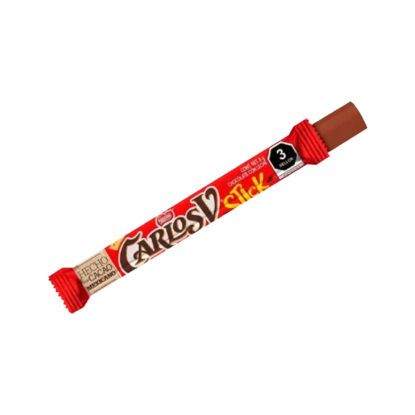 CHOCOLATE CARLOS V STICK 8 G – Tiendas SUPERISSSTE
