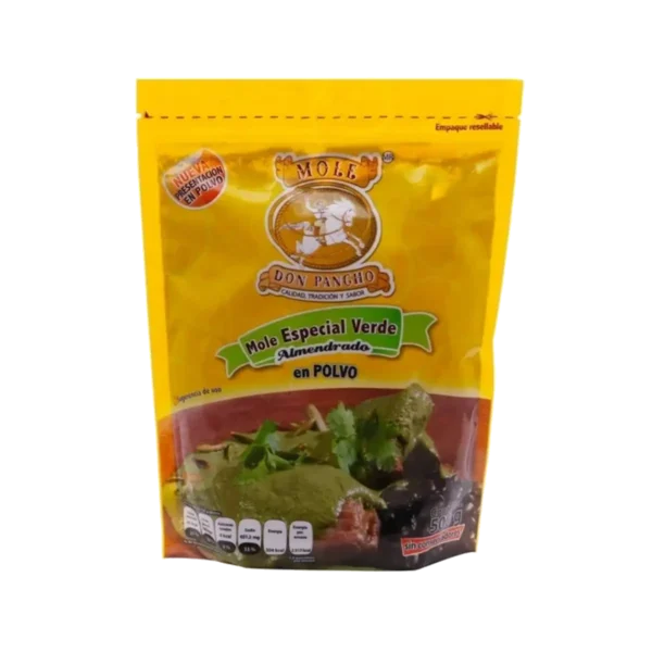 MOLE DON PANCHO VERDE ALMENDR 500 G – Tiendas SUPERISSSTE
